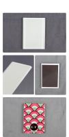 China Glass Sublimation Fridge Magnet Blanks Custom Refrigerator Magnets for sale