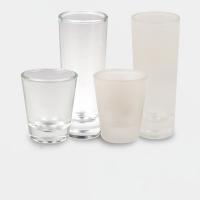 China Customizable Sublimation Shot Glass Blanks 1.5oz 3oz For Sublimation Printing for sale