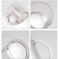 China Coated Clear And Frosted Sublimation Glass Mug 11oz Smooth Finish for sale