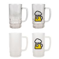 China Sublimation Glass Cup Custom Blank Transparent Sublimation Glass Beer Mug For 16oz And 22oz for sale