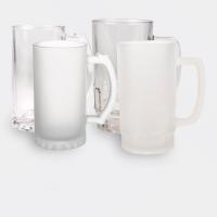 China Sublimation Glass Cup Custom Blank Transparent Sublimation Glass Beer Mug For 16oz And 22oz for sale