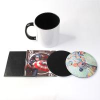 China Sublimation Coaster Blanks Round And Square Leather Coasters Custom Print Sublimation Coasters for sale