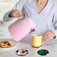 China 10cm Sublimation Neoprene Car Coaster Blanks Round Sublimation Coasters for sale