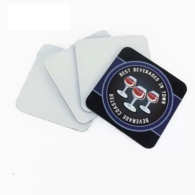 China Hardwood MDF Sublimation Coasters Blanks Heat Transfer Printing 9cm 9.5cm 10cm Size for sale