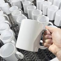 China Sublimation Blank Ceramic White Mug For 11oz Custom Sublimation Mug for sale
