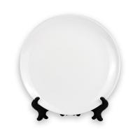 China 6'' 8'' 10'' Sublimation Ceramic Plates Blanks Custom Round Sublimation Dishes for sale