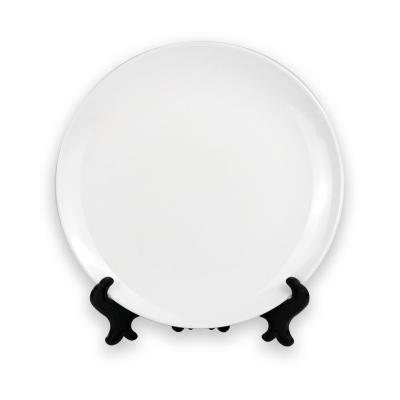 China 6'' 8'' 10'' Sublimation Ceramic Plates Blanks Custom Round Sublimation Dishes for sale