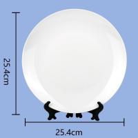 China 6'' 8'' 10'' Sublimation Ceramic Plates Blanks Custom Round Sublimation Dishes for sale