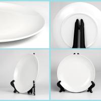 China 6'' 8'' 10'' Sublimation Ceramic Plates Blanks Custom Round Sublimation Dishes for sale