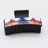 China Creative DIY Custom Sublimation PET Hair Claw Clips For Mother'S Day Gift for sale