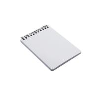 China DIY Double-Sided Printed PET Plastic Vertical Blank Sublimation Coil Notebook A6 Personalized Spiral Notebooks for sale