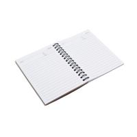 China Double-Sided Printing Blank PET Sublimation Coil Notebook Diy Custom Spiral Bound Notebook for sale