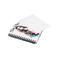 China Double-Sided Printing Blank PET Sublimation Coil Notebook Diy Custom Spiral Bound Notebook for sale