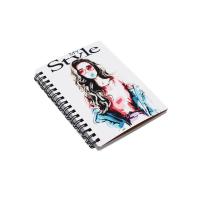 China Double-Sided Printing Blank PET Sublimation Coil Notebook Diy Custom Spiral Bound Notebook for sale