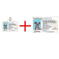 China Blanks Personalized PET License Tag For Pets Sublimation MDF Dog ID Anti-Lost Card Licence Plate Dog Tags for sale