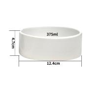China 5'' 6'' Coated Ceramic Sublimation Dog Bowl Blanks Sublimation Pet Bowls for sale