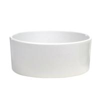 China 5'' 6'' Coated Ceramic Sublimation Dog Bowl Blanks Sublimation Pet Bowls for sale