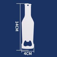 China Customized Coated Stainless Steel Sublimation Bottle Opener Blanks Corrosion Resistance for sale