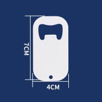 China Customized Coated Stainless Steel Sublimation Bottle Opener Blanks Corrosion Resistance for sale