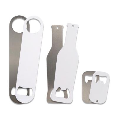 China Customized Coated Stainless Steel Sublimation Bottle Opener Blanks Corrosion Resistance for sale
