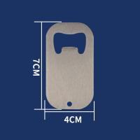 China Customized Coated Stainless Steel Sublimation Bottle Opener Blanks Corrosion Resistance for sale
