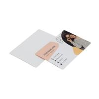 China DIY Personalized Double-Sided Printable Sublimation Plastic Business Card Blanks Custom Name Card for sale