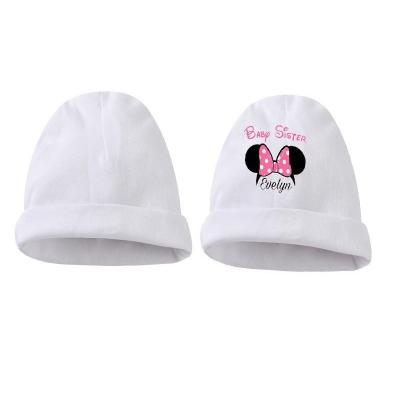 China Custom Sublimation Blanks Baby Warm Hat Cuffed Brim For Sublimation Photo Printing for sale