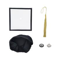 China Printable Sublimation Graduation Cap Blanks For DIY Printing Sublimation Academic Mortarboard for sale
