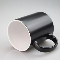 China Ceramic 11oz Sublimation Color Changing Mug Custom Heat Transfer Mugs for sale