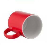 China Ceramic 11oz Sublimation Color Changing Mug Custom Heat Transfer Mugs for sale