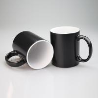 China Ceramic 11oz Sublimation Color Changing Mug Custom Heat Transfer Mugs for sale