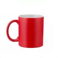 China Ceramic 11oz Sublimation Color Changing Mug Custom Heat Transfer Mugs for sale