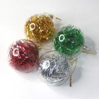 China Sublimation Christmas Ball Personalized Custom Printing 8CM Glass Christmas Ball Ornaments Sublimation Blank for sale