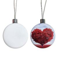 China Customized Photo Christmas Ornaments Sublimation Christmas Decorations for sale