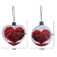 China Customized Photo Christmas Ornaments Sublimation Christmas Decorations for sale