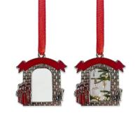 China Customized Blank Sublimation Metal Christmas Ornaments DIY Christmas Gifts for sale