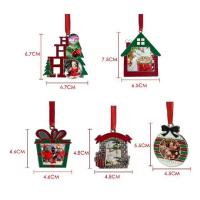 China Customized Blank Sublimation Metal Christmas Ornaments DIY Christmas Gifts for sale