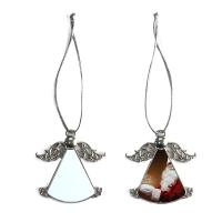 China Personalized Sublimation Aluminium Hanging Christmas Decorations Metal Sublimation Christmas Ornament Blanks for sale