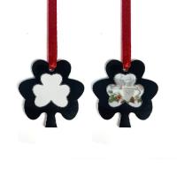 China Sublimation Christmas Gift Ideas Christmas Tree Pendant Customized Photo Christmas Ornaments for sale