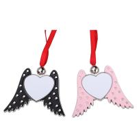China Christmas Tree Decoration sublimation christmas ornament Metal Pendant For Festive Crafts for sale