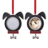 China Christmas Tree Decoration sublimation christmas ornament Metal Pendant For Festive Crafts for sale