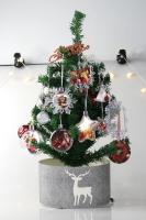 China Sublimation Snowflake Ornament Plastic Christmas Pendant Sublimation Blank Christmas Hanging Decorations for sale