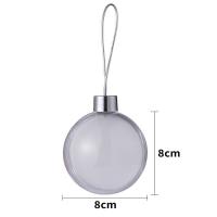 China Sublimation Snowflake Ornament Plastic Christmas Pendant Sublimation Blank Christmas Hanging Decorations for sale
