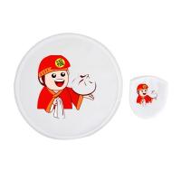China Personalized Round Polyester Sublimation Folding Fan For Heat Transfer for sale