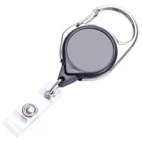 China Custom Double-Sided Sublimation Lanyard Clips Heat Transfer Keychain Clip For ID Badges Keys Backpacks for sale