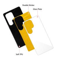 China Customizable 2D TPU Glass Sublimation Blank Phone Case Protector For Galaxy S25 Mobile Phone Cover for sale