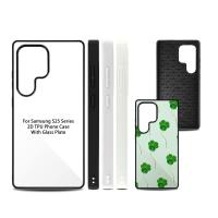 China Customizable 2D TPU Glass Sublimation Blank Phone Case Protector For Galaxy S25 Mobile Phone Cover for sale