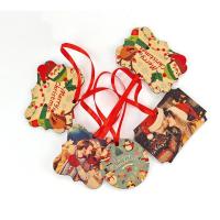 China Customized Printing Sublimation Wooden Christmas Ornaments Decorations for sale
