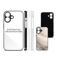 China Iphone 16 Pro Phone Case For Sublimation Custom Printing 2D PC Blank Sublimation Phone Cases for sale