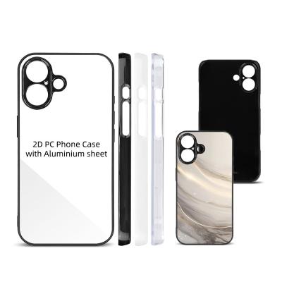 China Iphone 16 Pro Phone Case For Sublimation Custom Printing 2D PC Blank Sublimation Phone Cases for sale